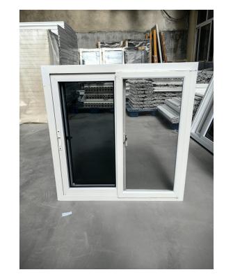China Customized Horizontal Kitchen UPVC Sliding Windows Engineered Vinyl for Easy Operation for sale