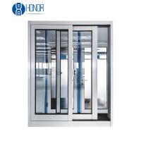 China Commercial Grade Thermal Break Aluminum Sliding Window for Restaurant Kitchen with Double Glazed Laminated Glass for sale