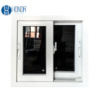 China 2025 Hot Sales Impact Resistant PVC/UPVC Sliding Glass Window with Mosquito Net & Durable Plastic Steel for Villa Balcony for sale
