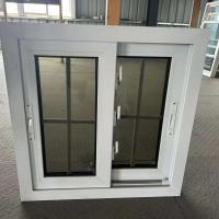 China Factory Price High Security Plastic Sliding Windows Horizontal Pvc Sliding Glass Window For Home for sale
