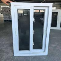 China Honor Double Sliding PVC/UPVC Windows with Tempered Glass Plastic Frame for Home Hotels Basements Living Rooms for sale