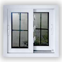 China Customized High Quality Heat Insulation Sliding PVC windows Tempered Glass Hurricane Proof Sliding windows for sale