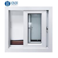 China Customized High Quality Heat Insulation Sliding PVC windows Tempered Glass Hurricane Proof Sliding windows for sale