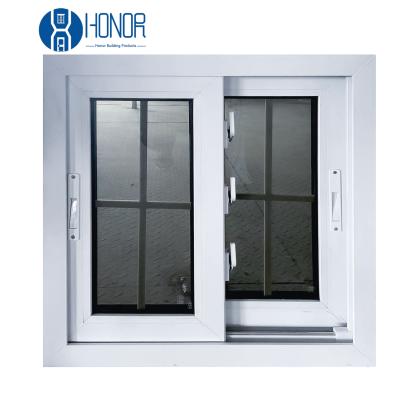 China Customizaion Modern Small Bathroom PVC Sliding Windows Single  Glass Bathroom windows for Sale for sale