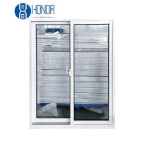China Commercial Grade PVC and UPVC Sliding Glass Window for Kitchen and Restaurant with Flyscreen and Customization for sale