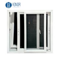 China Soundproof PVC/UPVC Sliding Glass Window for Kitchen & Restaurant with Flyscreen & Laminated Glazing & Tempered Glazing for sale