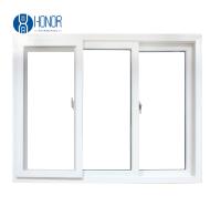 China Soundproof PVC/UPVC Sliding Glass Window for Kitchen & Restaurant with Flyscreen & Laminated Glazing & Tempered Glazing for sale