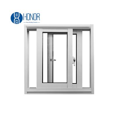 China 2025 Christmas Trending Hurricane Impact PVC & UPVC Sliding Glass Window for Apartment & Living Room with Bug Screen for sale