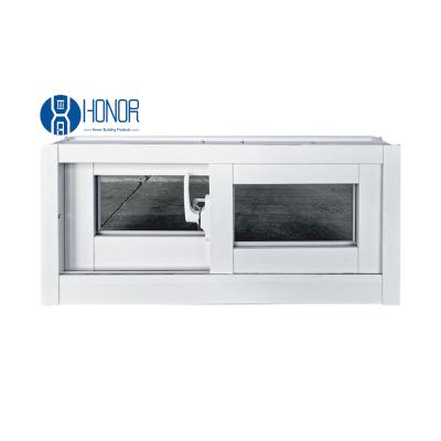 China Commercial Grade PVC and UPVC Sliding Glass Window for Kitchen and Restaurant with Flyscreen and Customization for sale