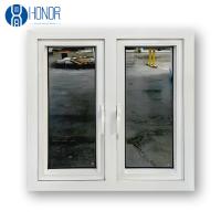 China Factory Customization Standard Design PVC UPVC Casement Windows Single Double Swing PVC Casement Window for sale