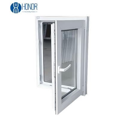 China New Design UPVC Casement Window for Commercial Use for sale
