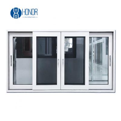 China Hot Sale UPVC Sliding Window with Double Glazing for sale