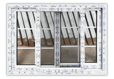 China Construction & Real Estate House Building Project PVC Sliding windows for sale