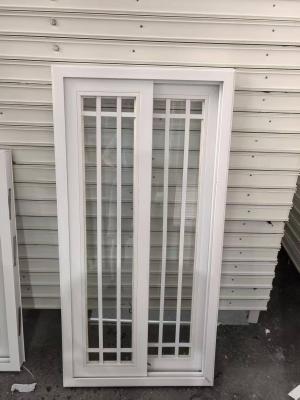China China Wholesale PVC UPVC Sliding Window With Grill Design Custom PVC Sliding Window With Mosquito Mesh for sale