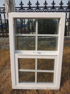 China Hot Sale American Style Sliding Windows Vinyl Single up Down Window Double Hung Windows for sale