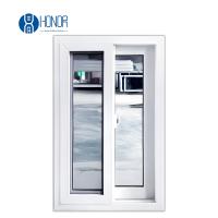 China American Style UPVC Insulation Sliding Windows for Home White Durable Soundproof Glass Window for sale