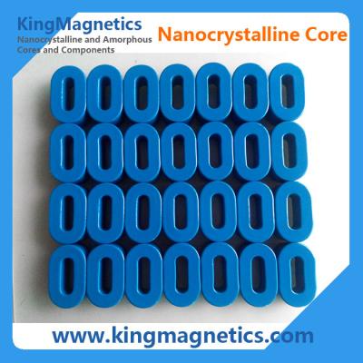 China Customized high permeability oval shape nanocrystalline core for common mode choke for sale