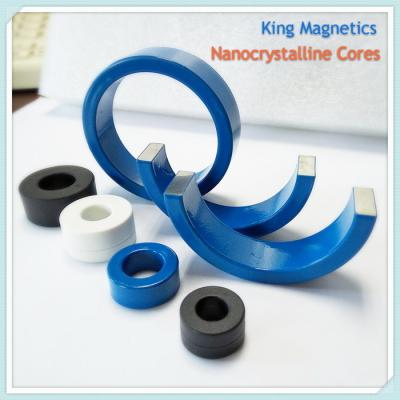 China Standard amorphous and nanocrystalline toroidal plastic cased and epoxy coated cores for CM chokes for sale