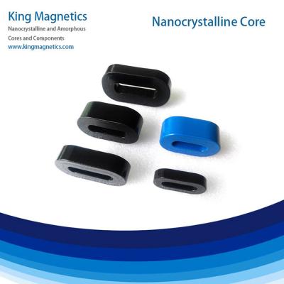 China High Permeability VFD Motor EMI Noise Filter Oval Nanocrystalline Coating Core for sale