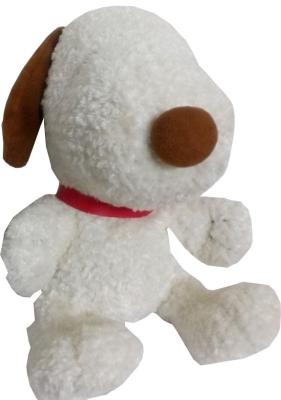 China Custom Stuffed Plush Dog Toy 30cm Soft Snoopy Style Cute Animal Doll for Kids for sale