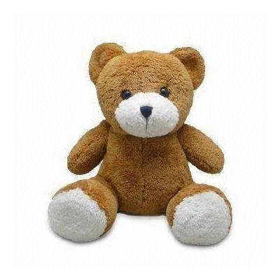 China Stuffed Plush Voice Device Brown Music Teddy Bear wit /without head moving for sale
