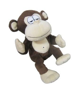 China Electronic Plush Laughing Monkey Toy with Sound Sensor 30cm for sale