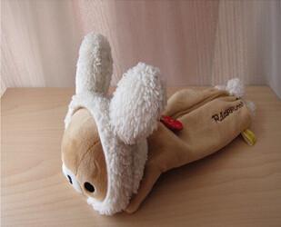 China Stuffed Plush Stationery Bear Pen Bag Pencil Case 20cm Cute Storage Organizer for sale