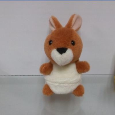 China Repeating Talking Moving Head Plush Kangaroo Toy 30cm Interactive Animal Plush for sale