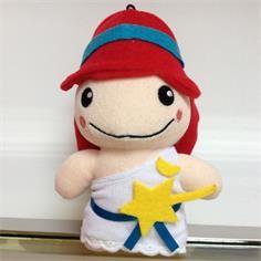 China Fashion Plush Doll with Red Hat and Star Decoration 30cm Soft Stuffed Toy for sale