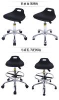 China Anti Static Industry PU Foam Chair 36cm Back Laboratory Office ESD Chair SGS for sale