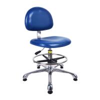 China Ergonomic Armless Lab Barber Moving Saddle Dental Salon Stool Chair With Wheels Round Footrest for sale