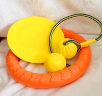 China 20CM Polyurethane Dog Training Pet Flying Saucer Plate PU Foaming for sale