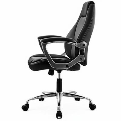 China Ergonomic PU Office Chair with Adjustable Armrest Height 25-30, 300 Lbs Weight Capacity and 20 Inches Seat Width for sale