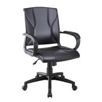 China Modern PU Office Chair with 25.5 Dimensions 300 lbs Weight Capacity and 18 Inches Seat Depth for sale