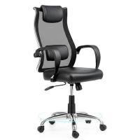 China Modern Style PU Office Chair with Smooth Caster Wheels for Indoor Use and Ergonomic Support for sale
