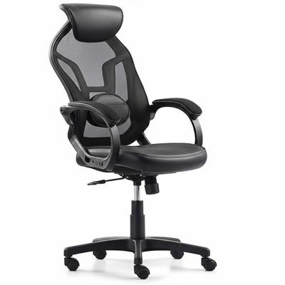 China 25.5 Inches Dimensions PU Office Chair with 25 Lbs Weight and Smooth-Rolling Caster Wheels for Ergonomic Comfort for sale