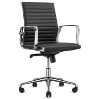China 360-Degree Swivel PU Office Chair with Lightweight 25 Lbs Design and 20 Inches Seat Width for sale
