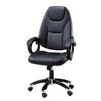 China 25.5 Inch PU Office Chair Assembly Required Comfortable Padding and Smooth Rolling Wheels for Office Mobility for sale