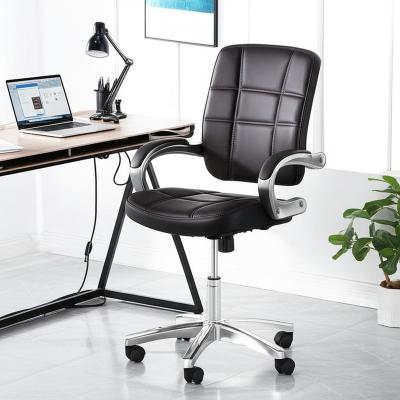 China 25.5 PU Office Chair Featuring Adjustable Height and 20 Inches Seat Width Suitable for Various Office Spaces for sale