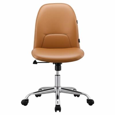China 25.5 Inch PU Office Chair Modern Style Swivel Yes Comfortable Ergonomic Design Adjustable Height for Office Environments for sale