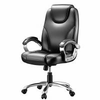 China Swivel PU Office Chair modern style durable PU leather comfortable cushioning perfect for corporate office settings for sale