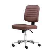 China Adjustable Height PU Office Chair Sleek Design Combining Comfort and Functionality Suitable for Various Office Interiors for sale