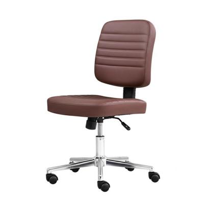 China Adjustable Height PU Office Chair Sleek Design Combining Comfort and Functionality Suitable for Various Office Interiors for sale
