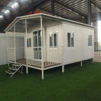 China Double Wings Expandable Container House 3500x8000mm with Grade 11 Wind & Grade 8 Earthquake Resistance for sale