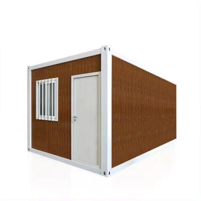 China Steel Compact Prefabricated Shipping Container Home 3500x8000mm with PVC Sliding Door and 50-100mm Insulation for sale