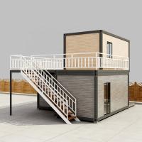 China Wind Resistant Prefab Container House 3500x8000mm with 50-100mm Insulation Panels for Hospital Use for sale