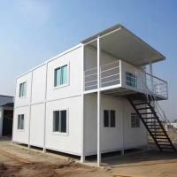 China Wind Resistant Prefab Container House 3500x8000mm with 50-100mm Insulation Panels for Hospital Use for sale