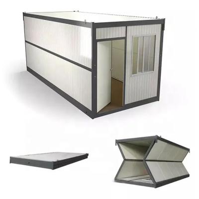 China Prefabricated Folding Container House 3500x8000mm with 50-100mm Insulated Wall Panels for sale