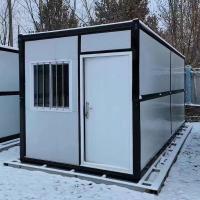 China Prefabricated Folding Container House 3500x8000mm with 50-100mm Insulated Wall Panels for sale