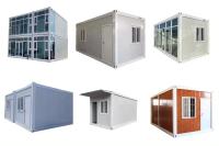 China Modular Container Homes 50-100mm Insulation Prefabricated Steel Structure 3500x8000mm Size for sale